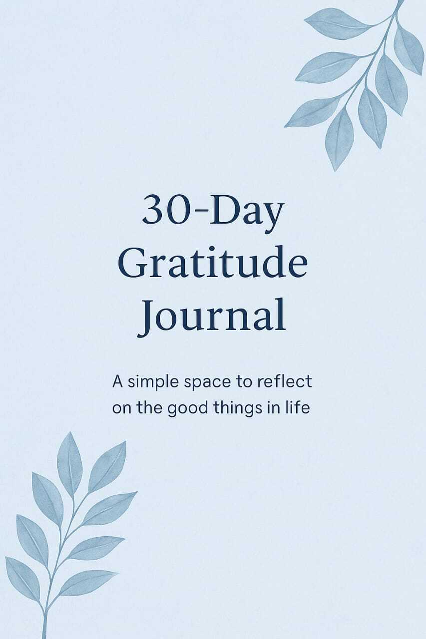30-Day Gratitude Journal
