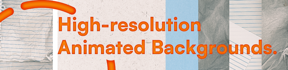 [Circle] High-resolution Animated Backgrounds.