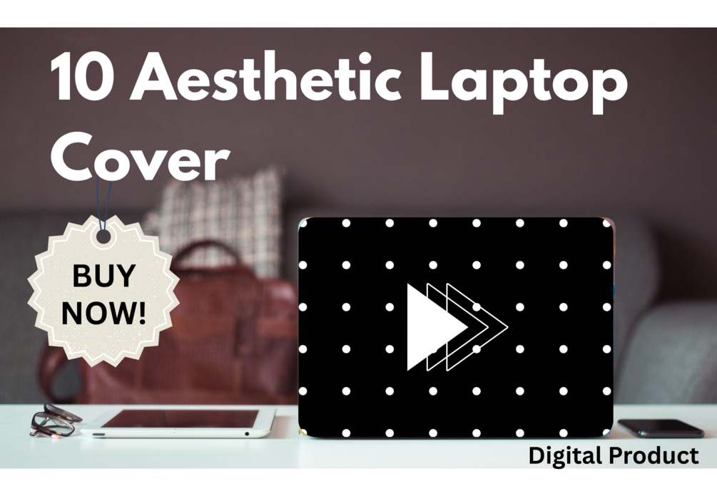 Aesthetic & Cool Laptop Covers Templates(10)