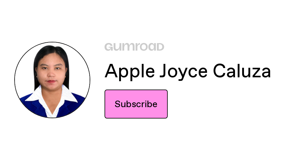 Apple Joyce Caluza
