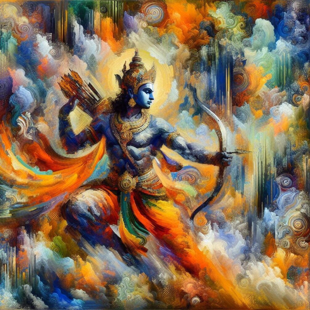 : 🎨 Divine Creations: Abstract Expression Images of God 🙏🏼