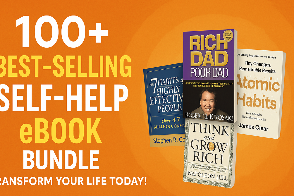 100+ Best-Selling Self-Help eBook Bundle – Transform Your Life Today!