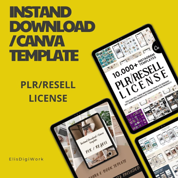 PLR LICENSE/SALE | Canvas Templates | Social Media Templates ...