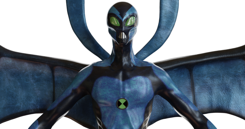 Ben 10 Real Aliens - Big Chill 3D Model.