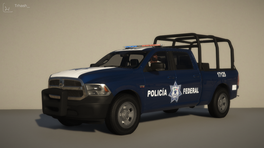 Dodge Ram 2011 Policía Federal [ Add-On | Template | Animated | COL ]