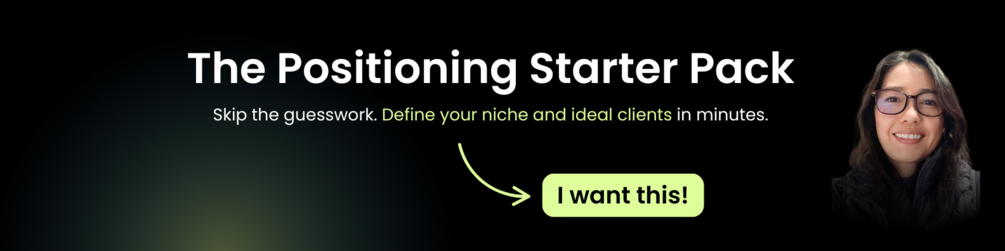 The Positioning Starter Pack: Niche, ICP, and Clarity in One
