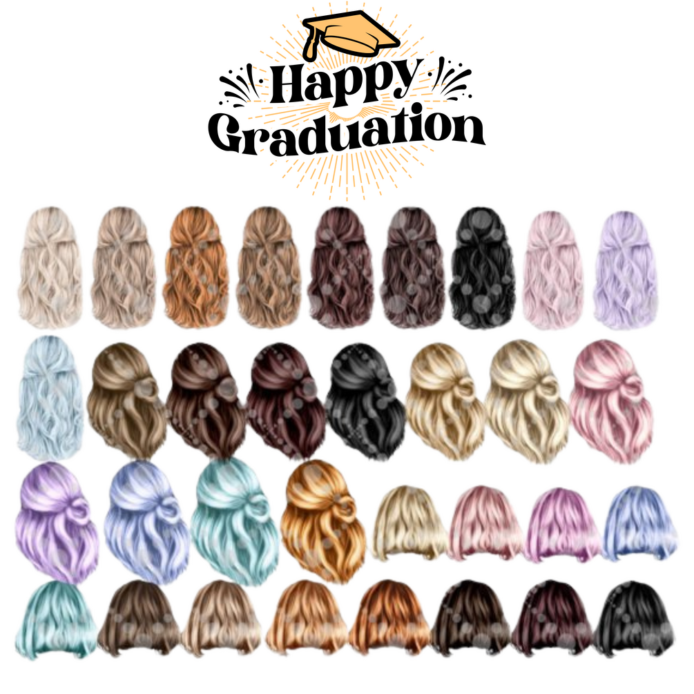 Graduation Girls Clipart Grad Students