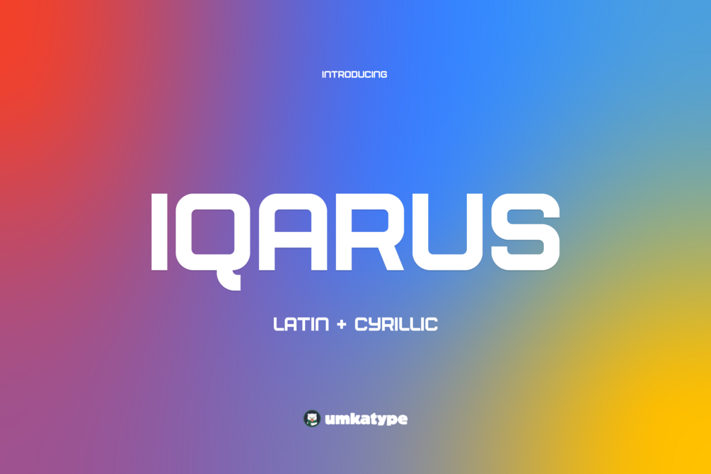 Iqarus - Modern Display Font