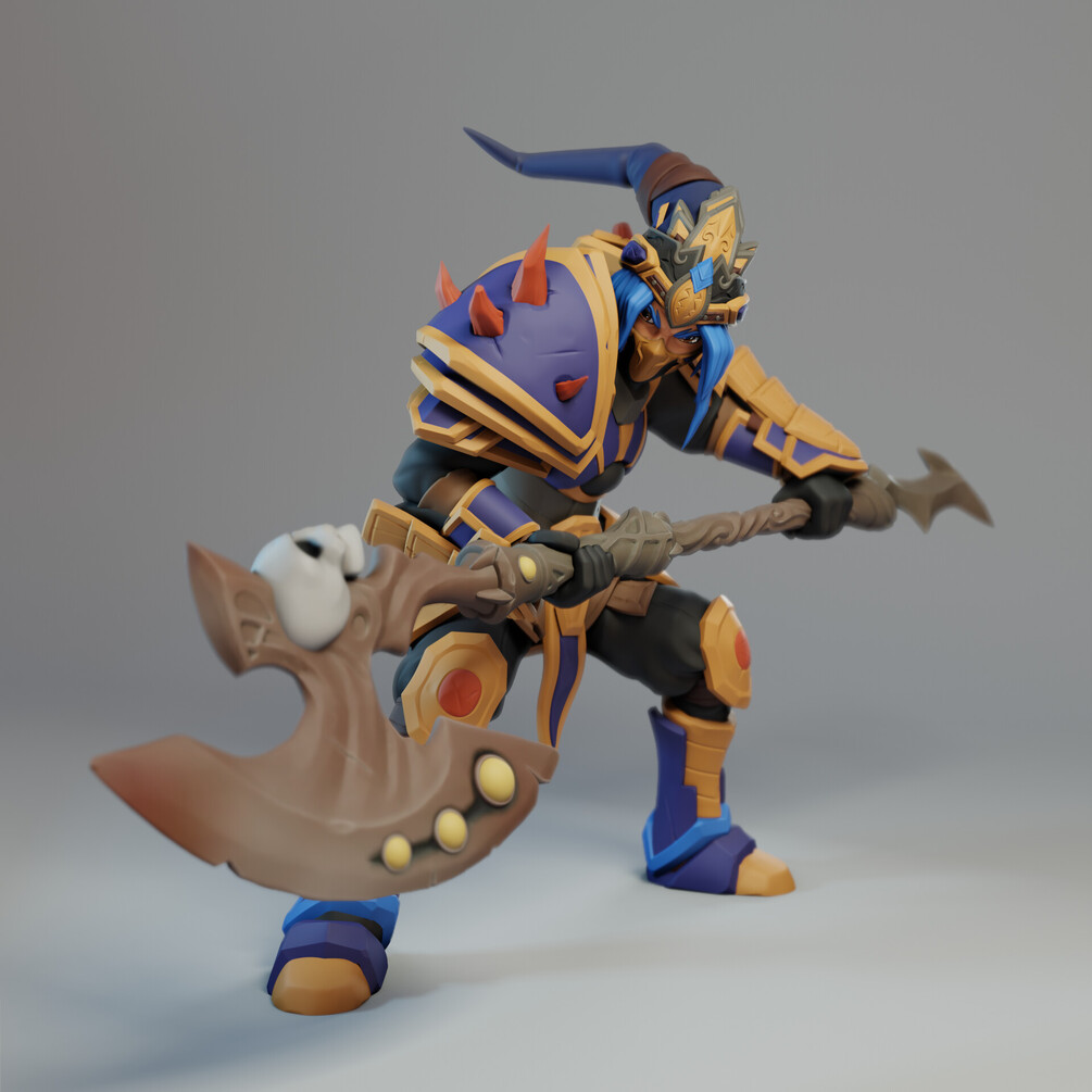 Pikeman Priston Tale STL