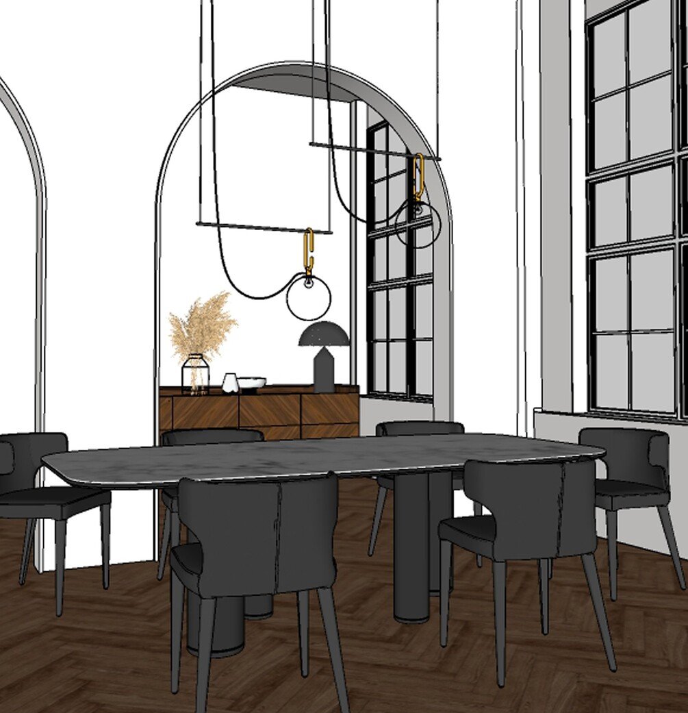 Sketchup Enscape Interior Realistic Rendering