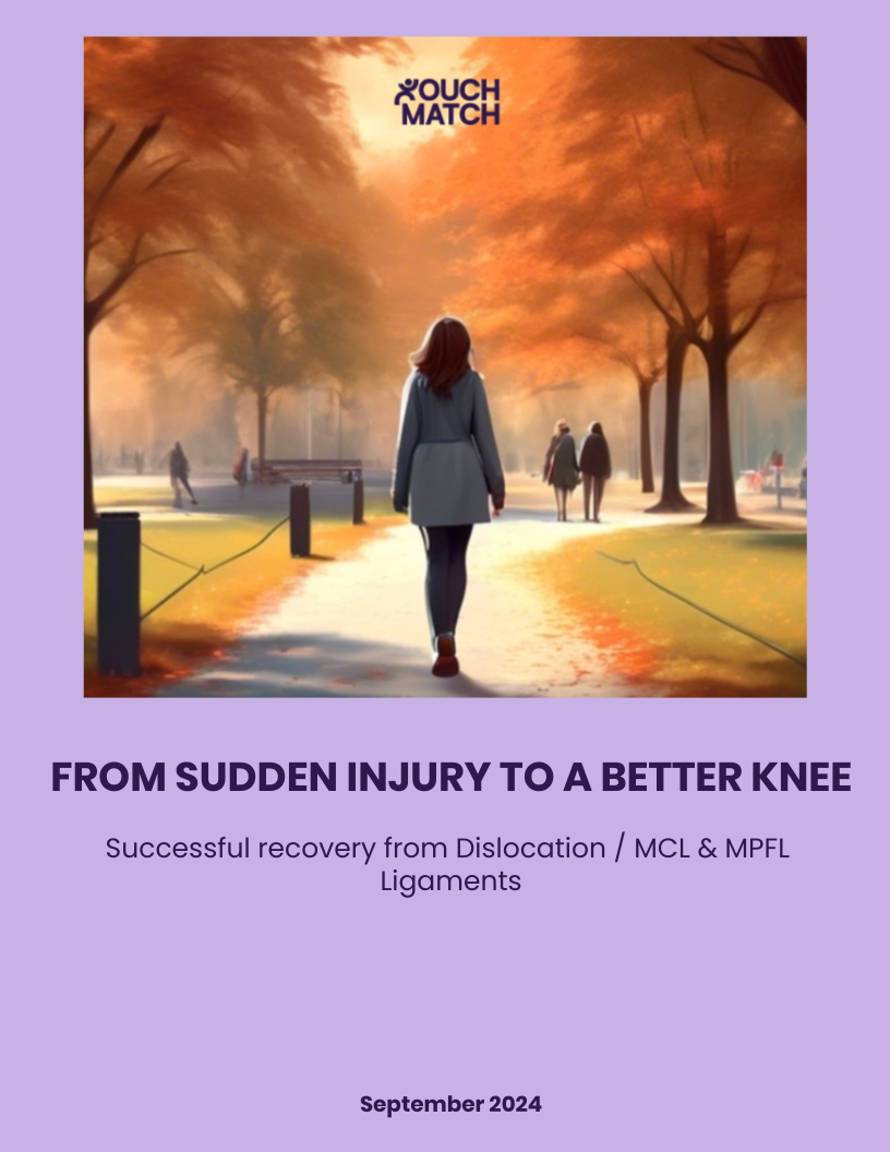 Knee Injury Recovery Report On Dislocation, MCL, MPFL