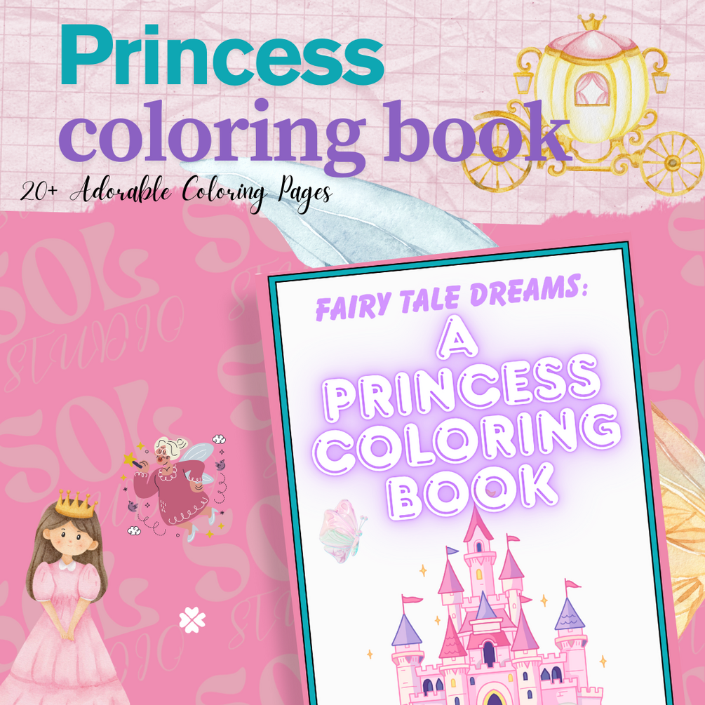 Fairy Tale Dreams: A Princess Coloring Book | PDF Download