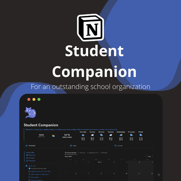 Student Companion Template Release - AlexHasNotion