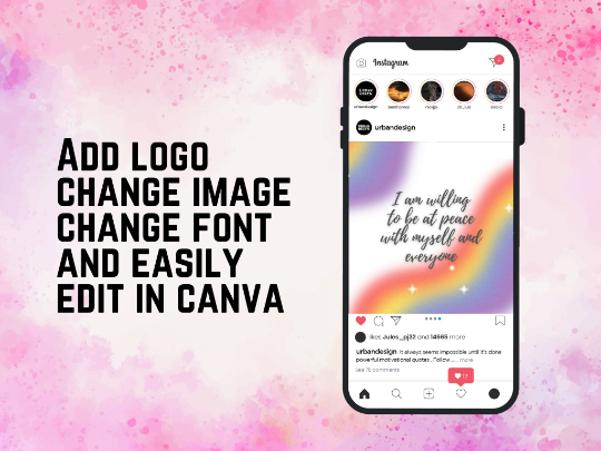 300 Positive Affirmations Quote Pack | Fully Editable Canva Templates ...