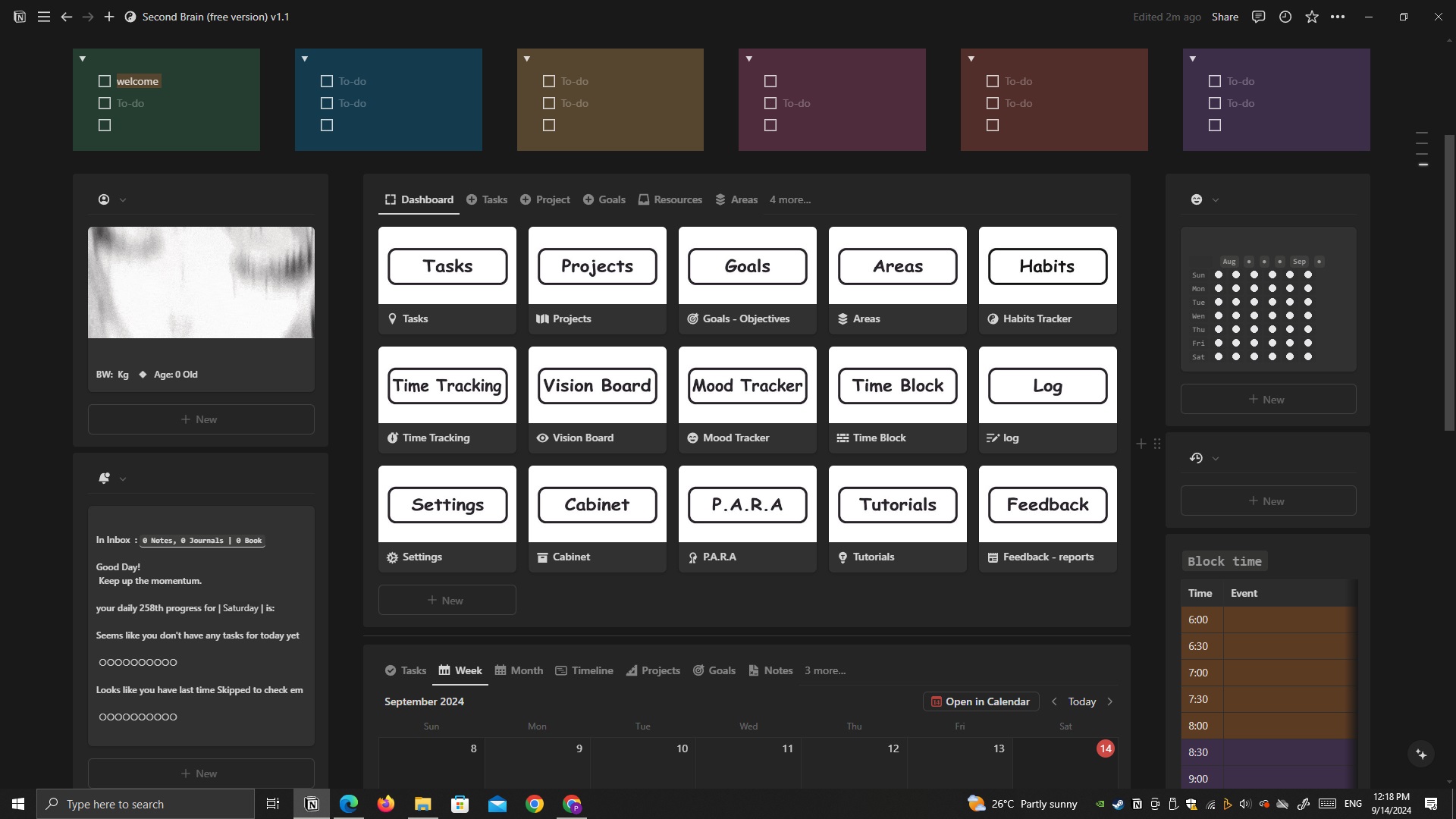 New Update v1.1: Ultimate Second Brain (base version) - SAGA