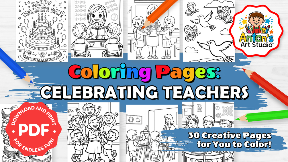 Coloring Pages: Celebrating Teachers | 30 Joyful Designs to Honor Our ...