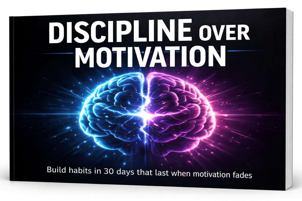Discipline Over Motivation E-Book