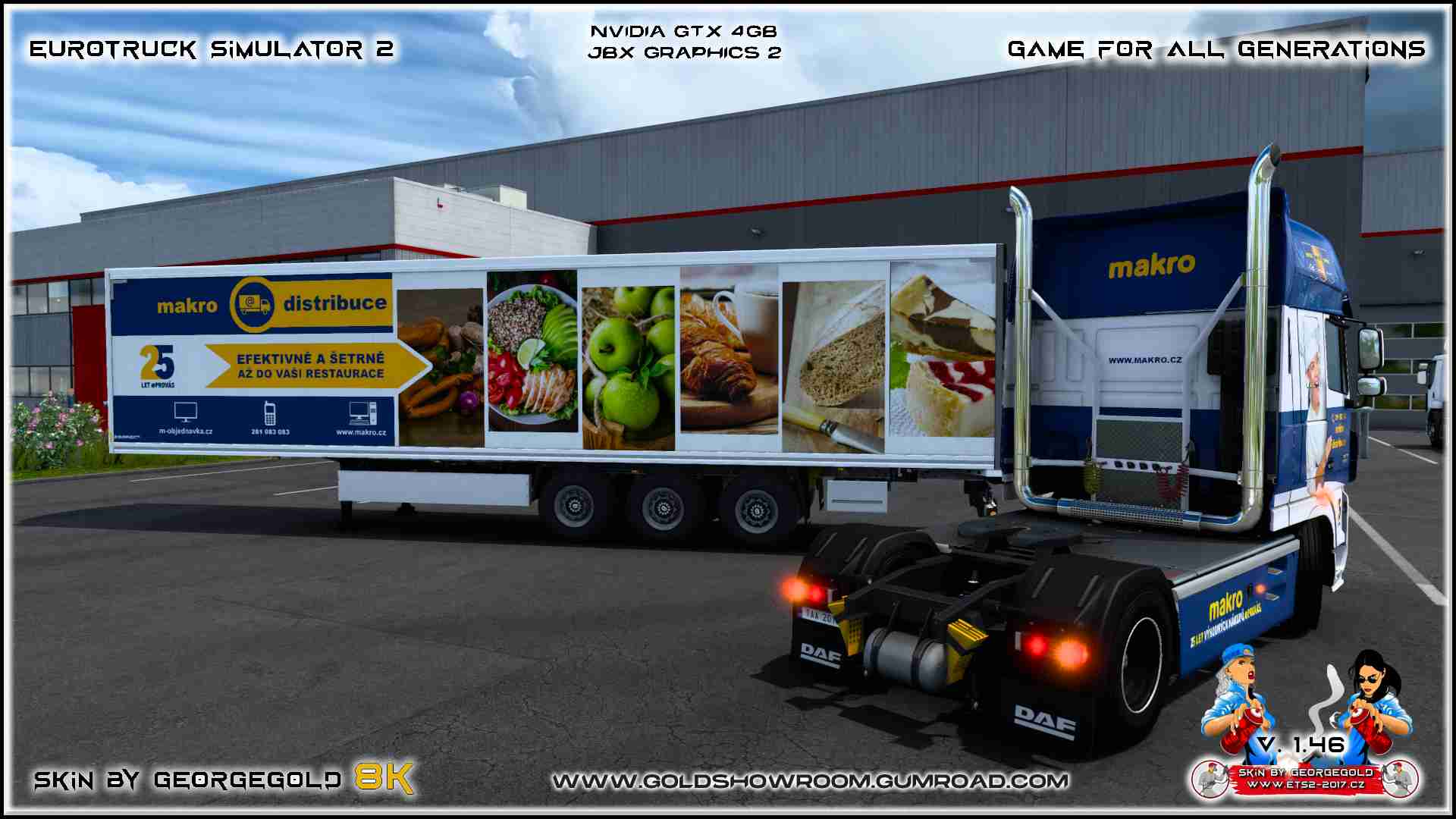 ETS2 Skin Combo Daf XF 105 Makro ETS