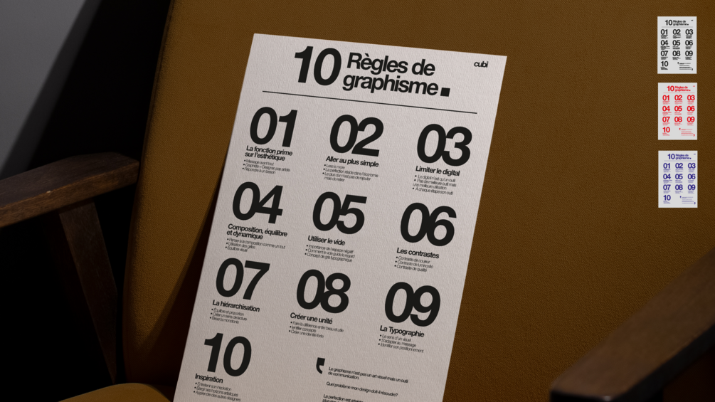 [FREE] 10 Règles de Graphisme - Poster