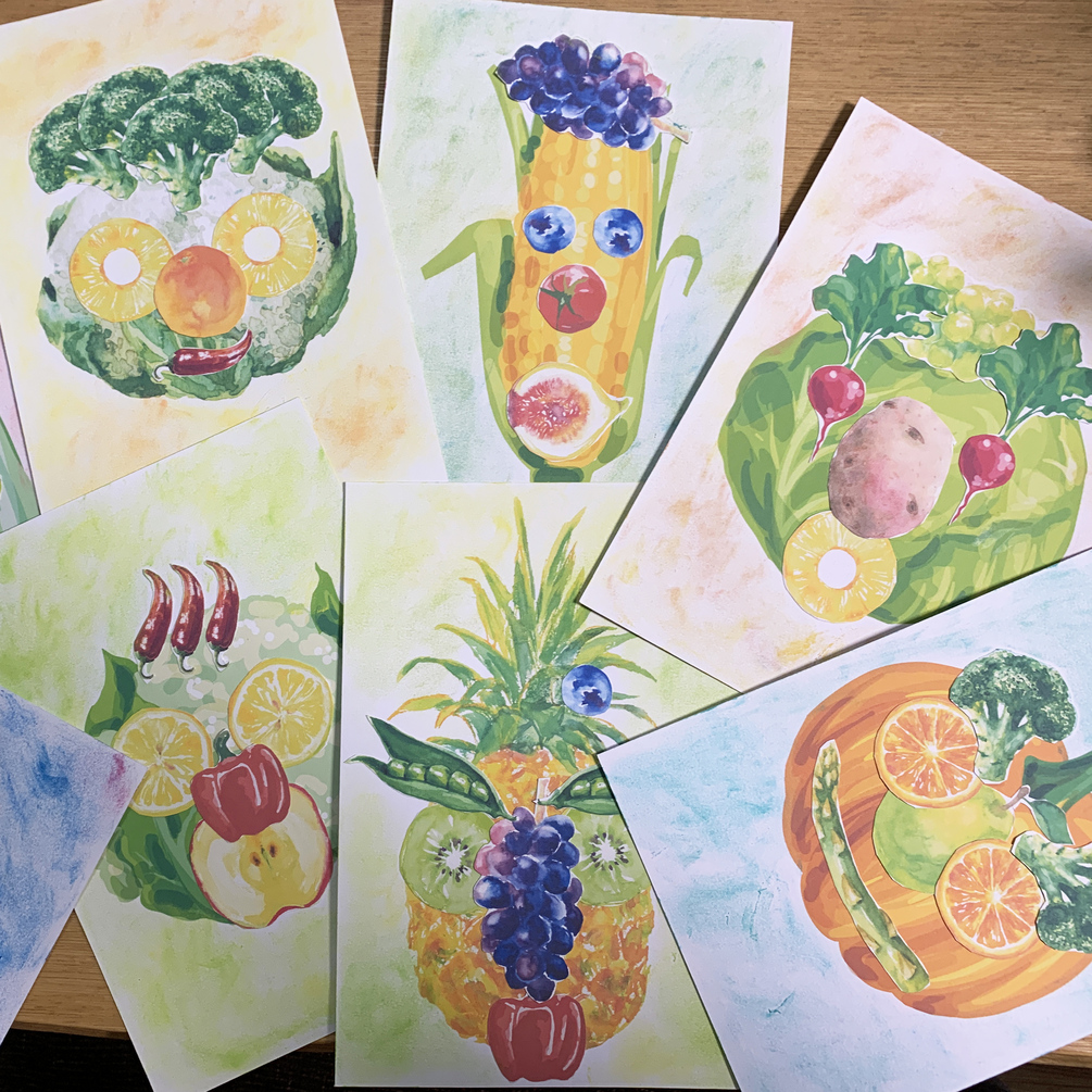 Arcimboldo Inspired Art – Printable Fruit and Vegetable Collage for Kids