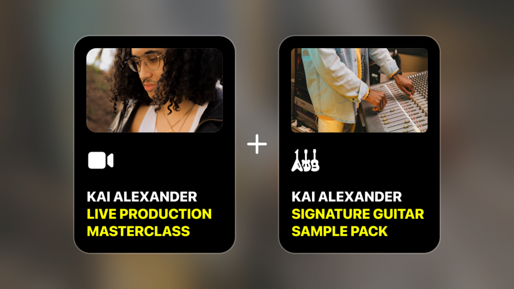 4 WEEK LIVE PRODUCTION MASTERCLASS + GUITAR SAMPLE PACK by Kai Alexander