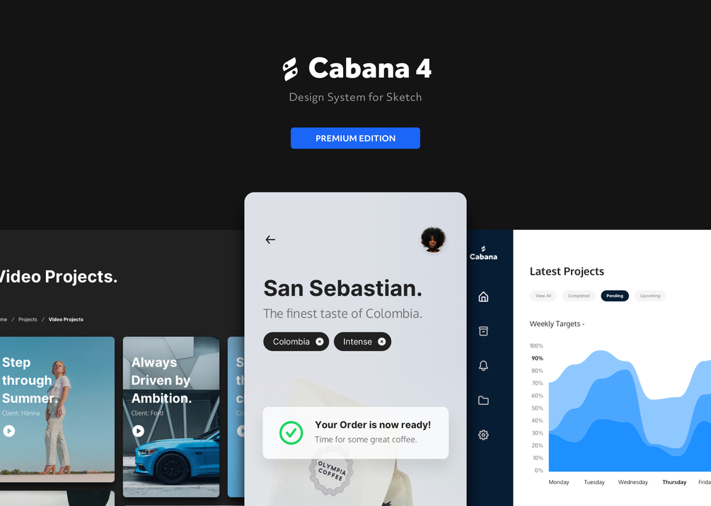 Cabana 4 - Design System for Sketch (Premium Edition)