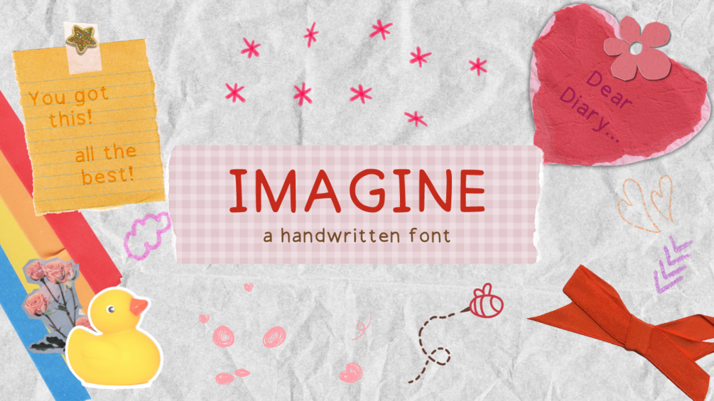 Imagine - Handwritten Font