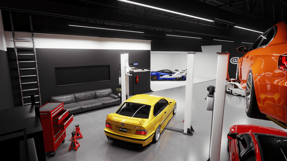 Speedshop studio | Blend file + 4k textures