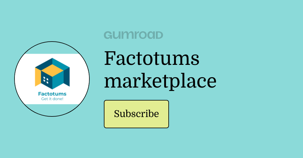 Factotums marketplace