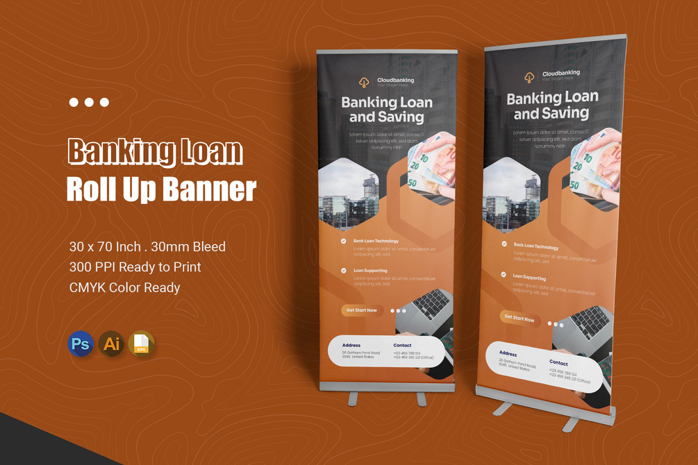 Banking Loan Roll Up Banner