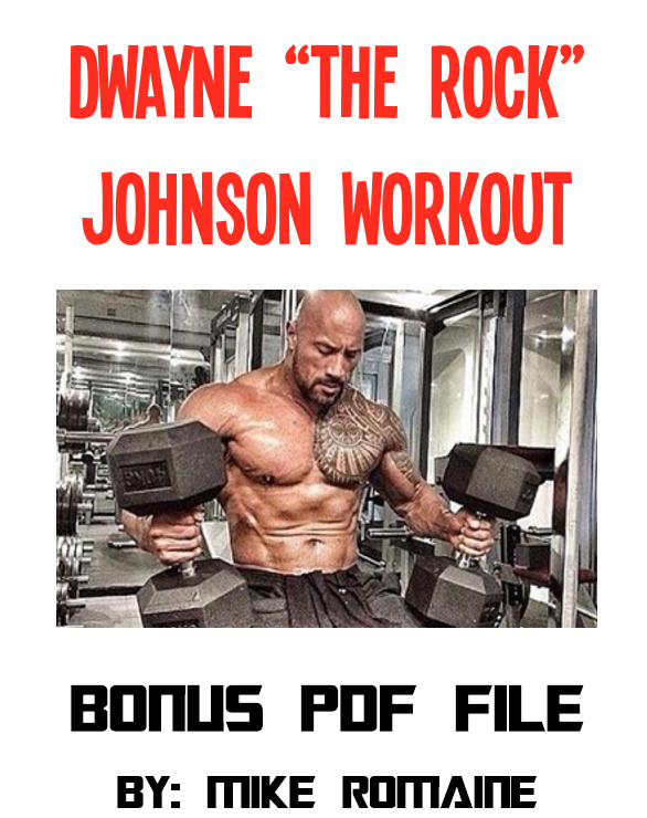 The Rock's Workout Routine PDF