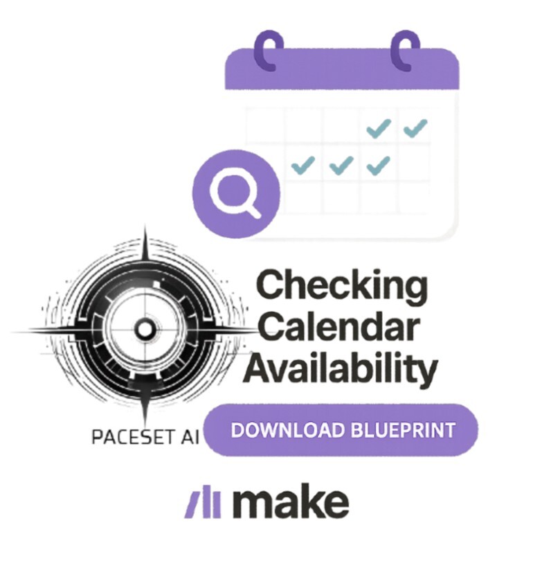 🎙️ Voice AI Calendar Checker – Make.com Automation Blueprint