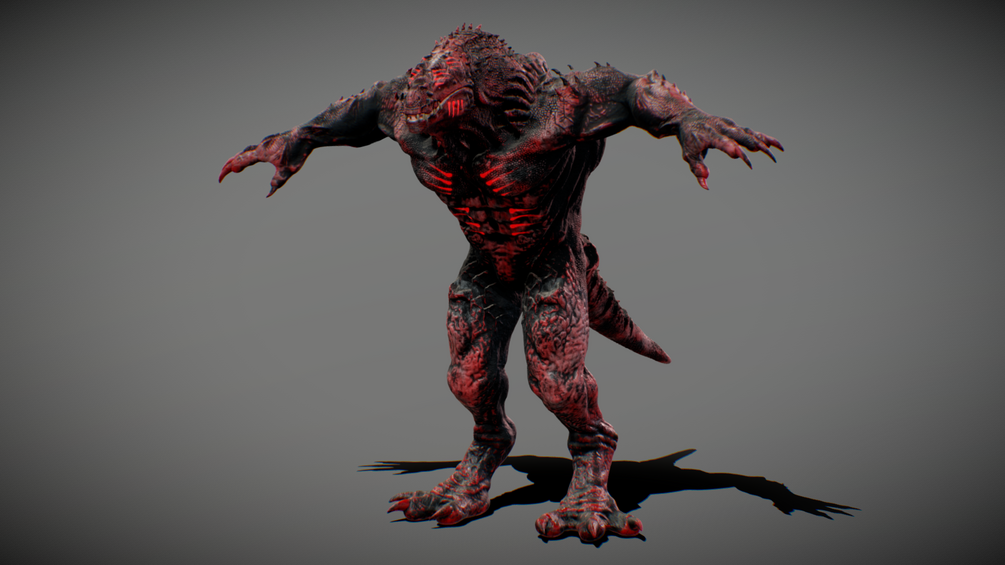 (FREE PRODUCT) Animated Monster 3D Model