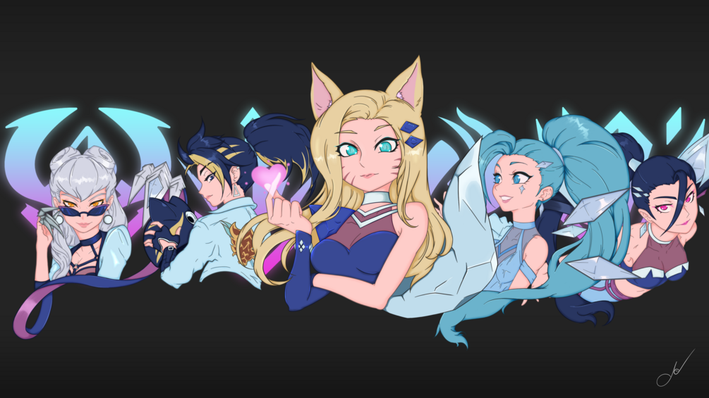 Wallpaper grupo KDA 4K