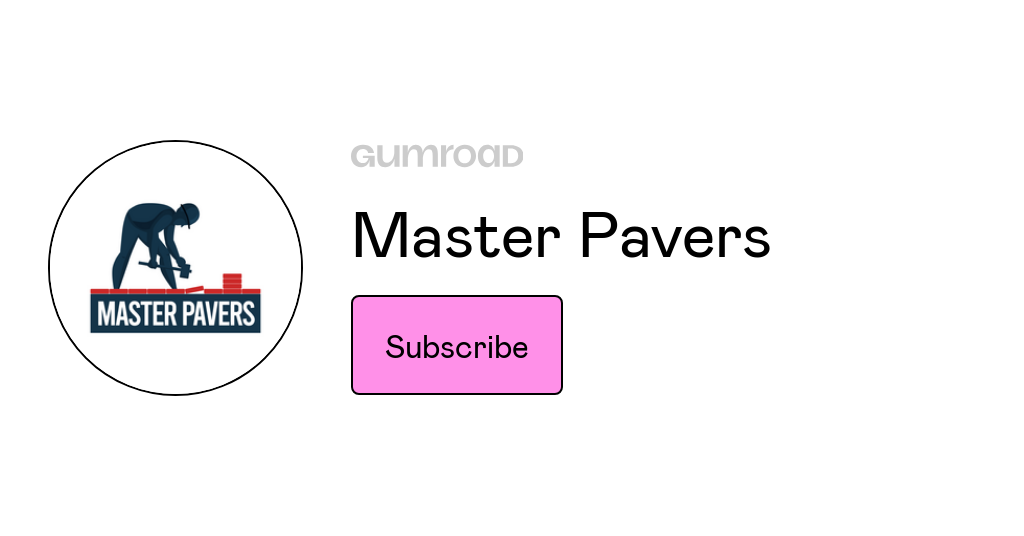 Master Pavers