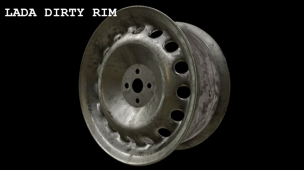 «LADA Dirty Rim» (game ready) by mkaplunow