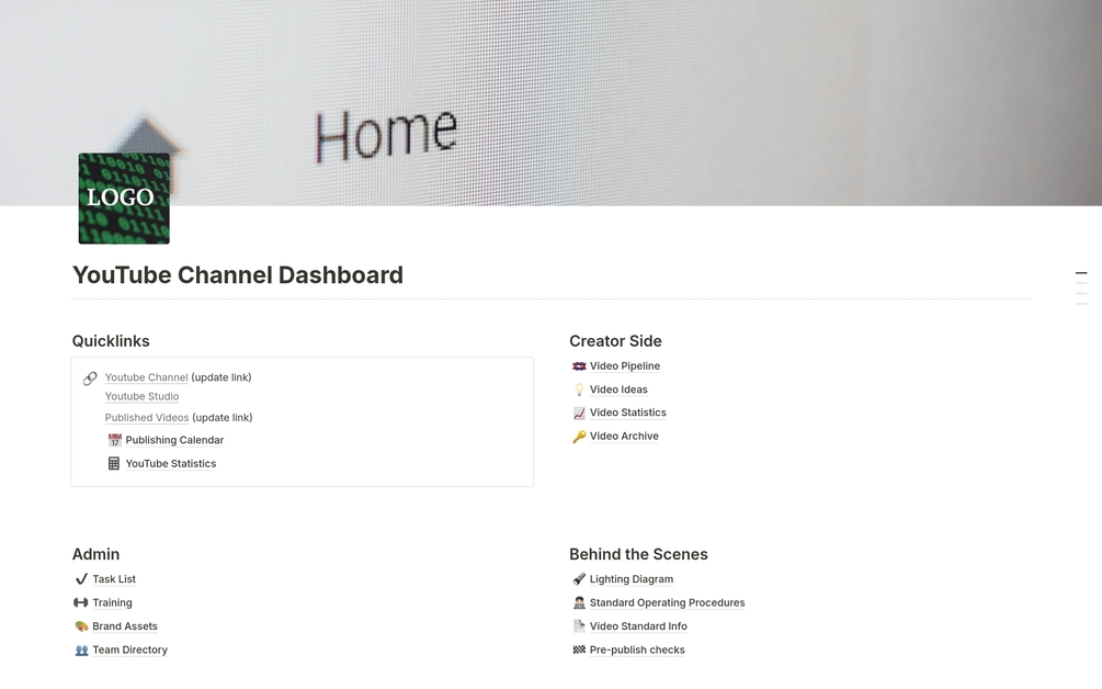 YouTube Channel Dashboard