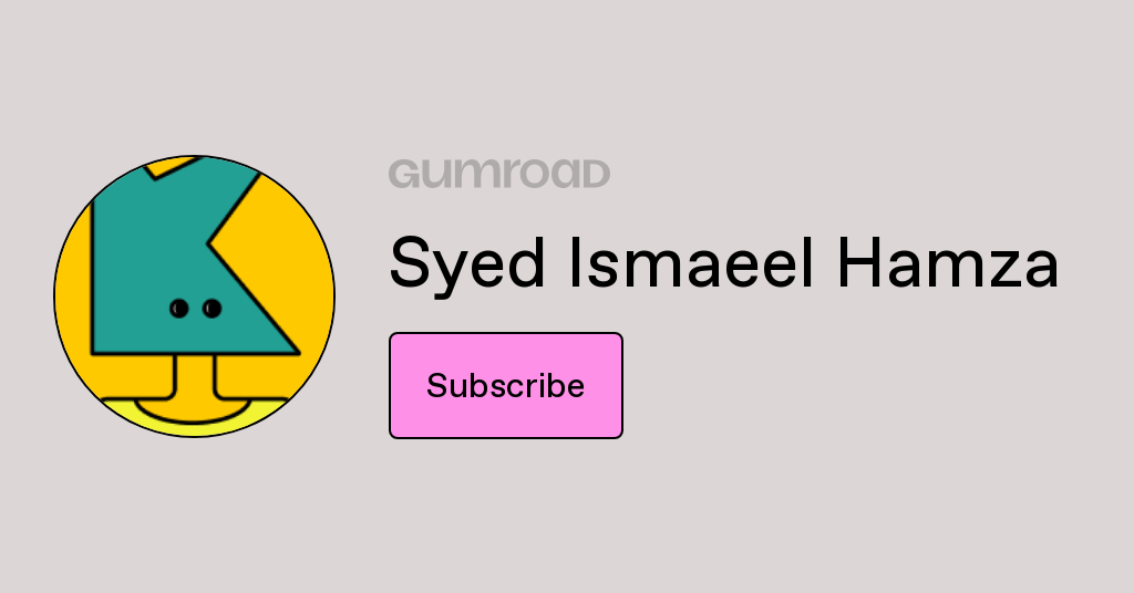 Syed Ismaeel Hamza