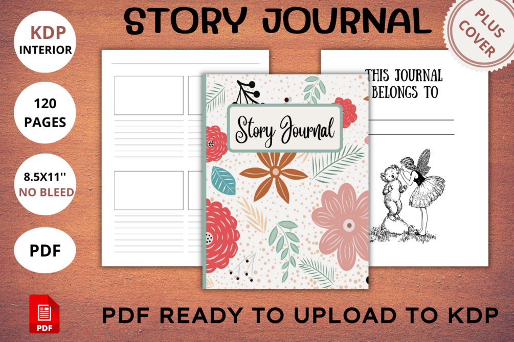 Story Journal - KDP interior + Cover