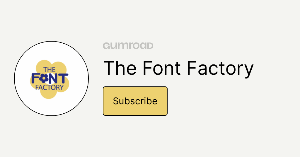 The Font Factory