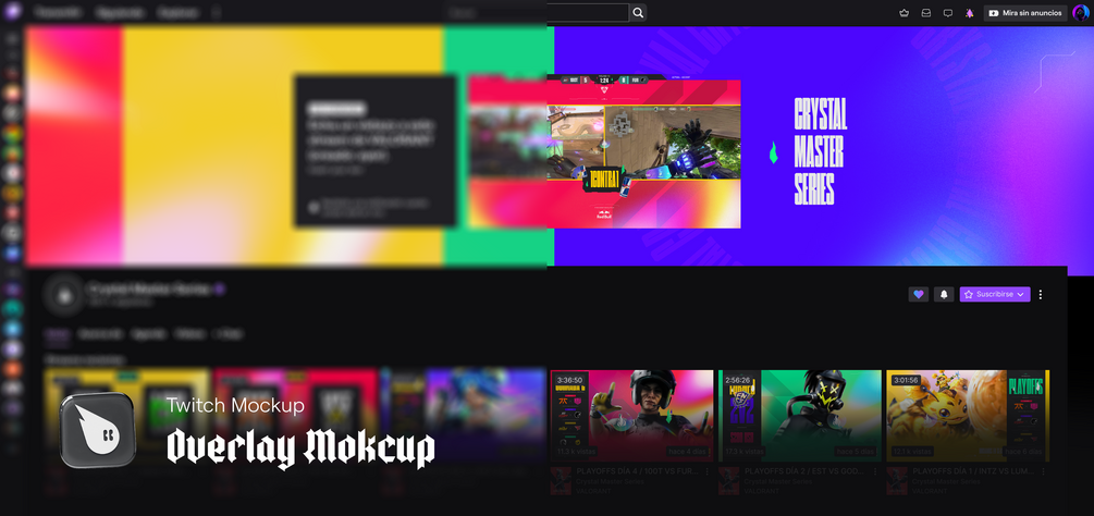 Twitch Overlay Mockup V.1