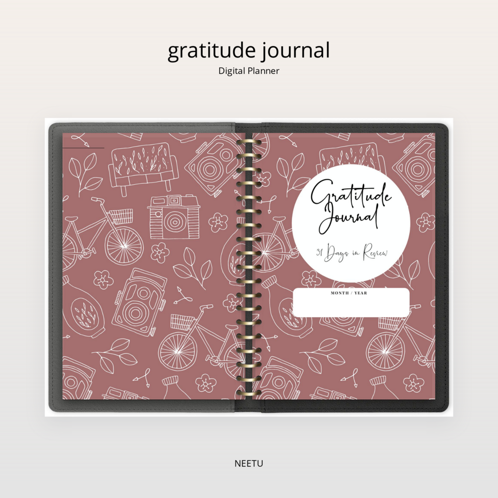 gratitude journal planner