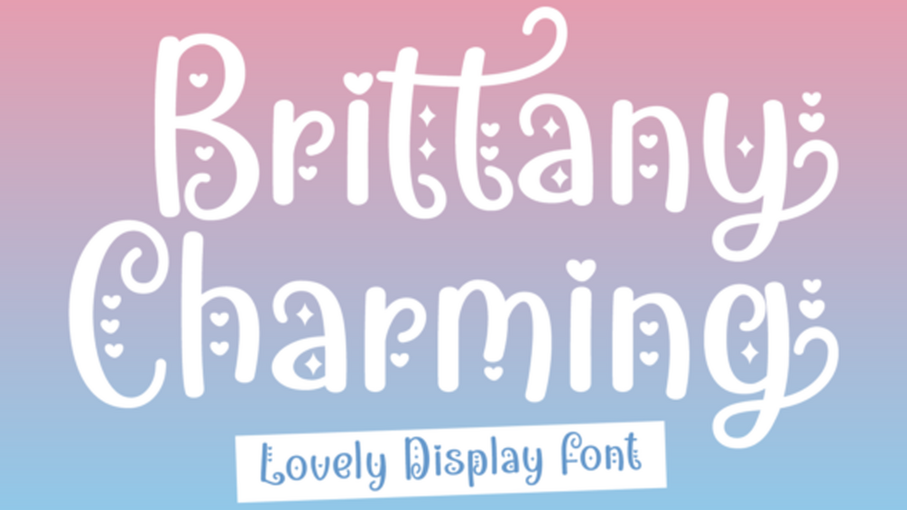 Brittany Charming Font – Elegant & Romantic Script