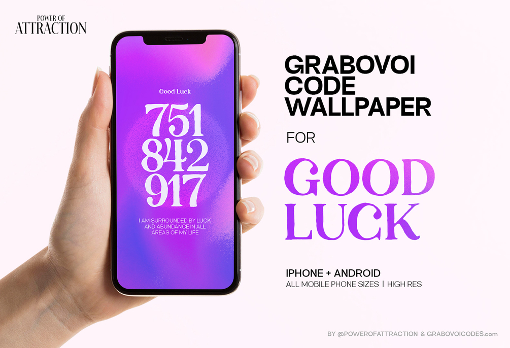 Good Luck "751 812 917" Grabovoi Code Wallpaper