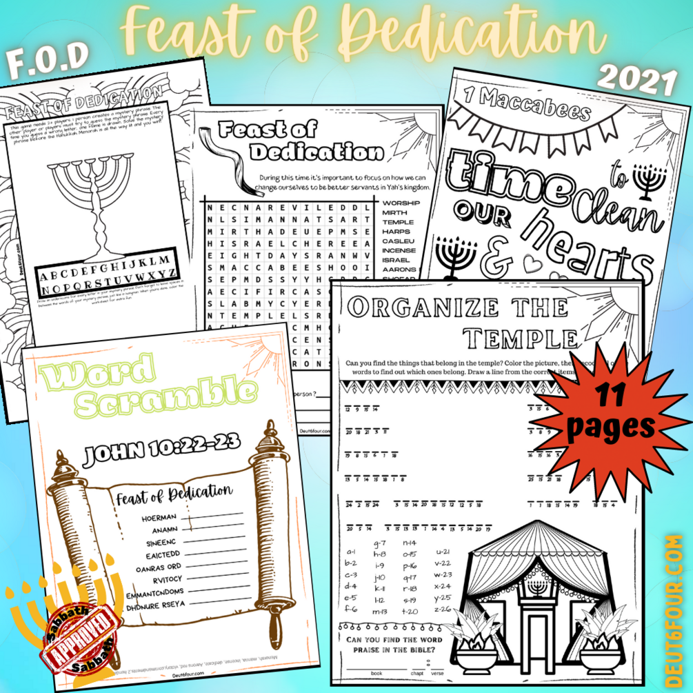 Feast of Dedication, Hanukkah Advanced