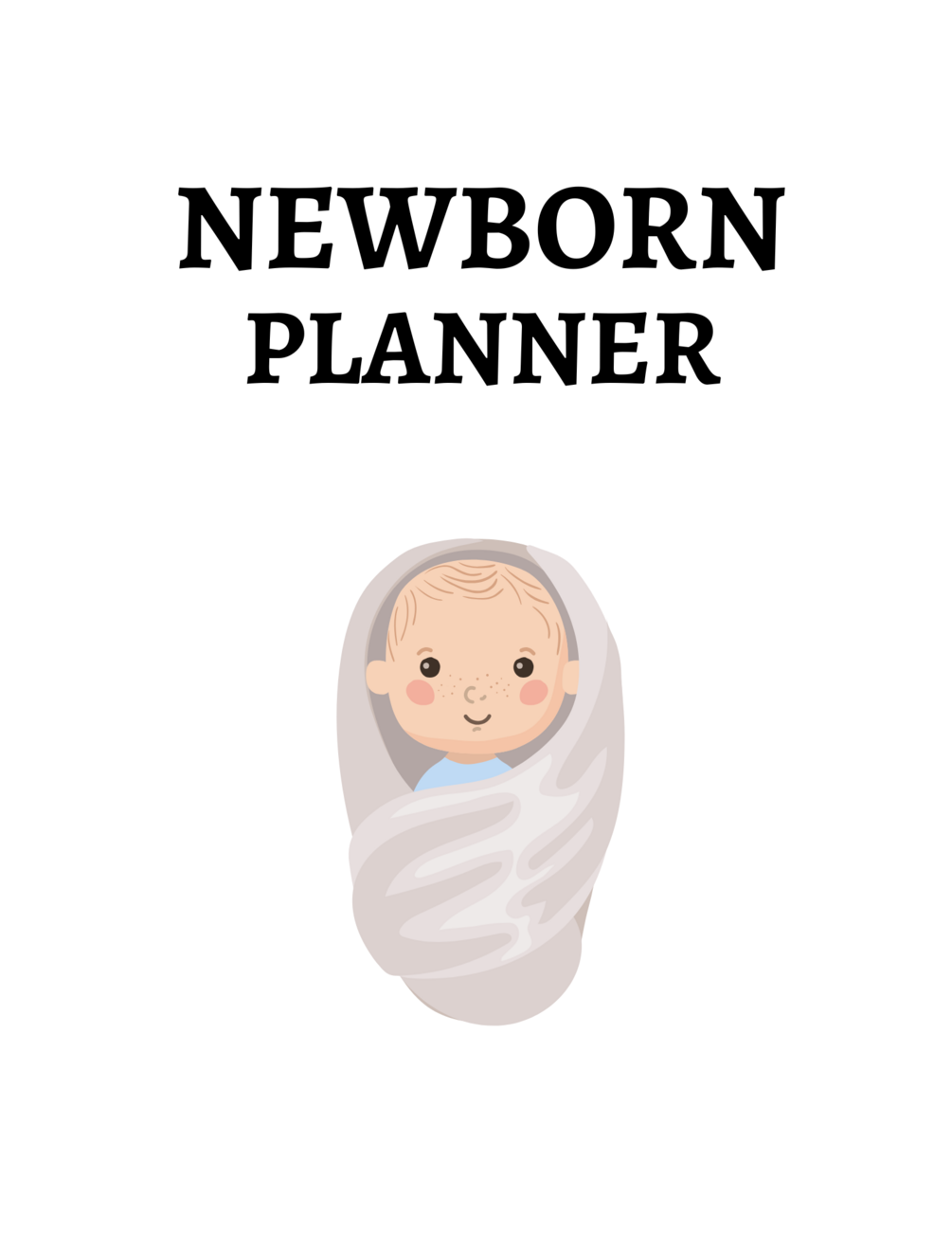 Newborn Baby Planner Book