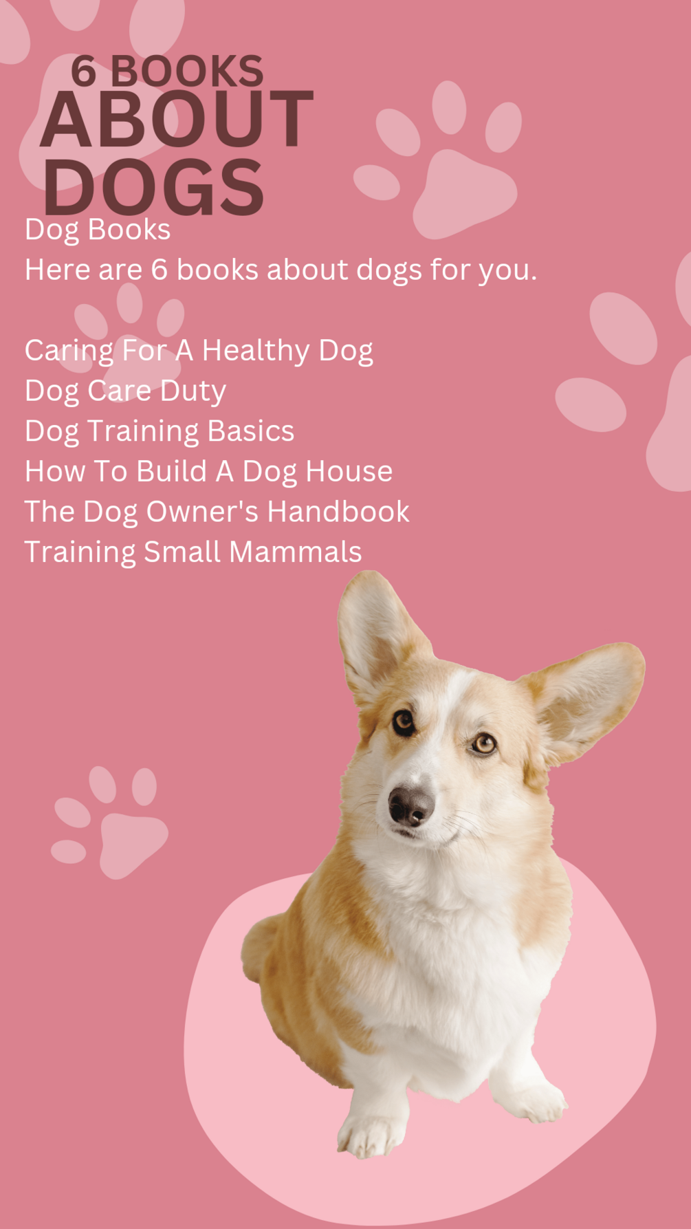 6 books about dogs