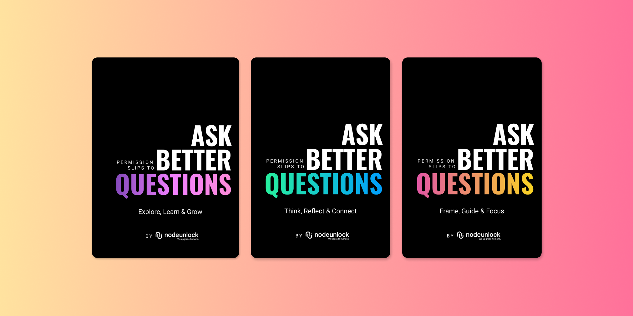 Ask Better Questions - 3 Part Series Bundle