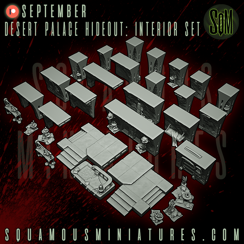 DESERT PALACE HIDEOUT: INTERIOR SET (FDM)