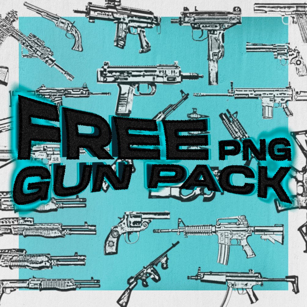 FREE "GUNS" VECTOR PACK (free download)